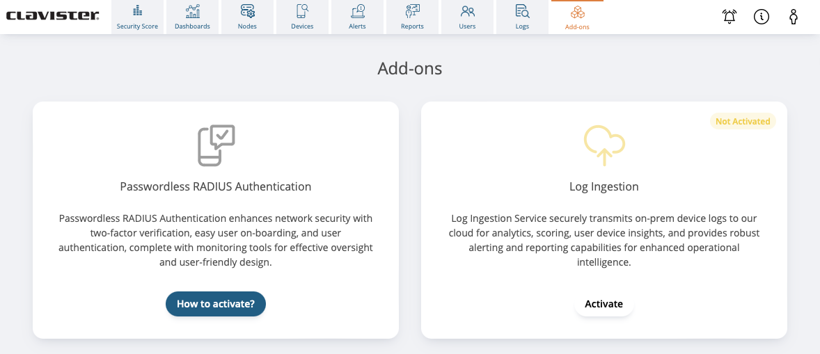 How to - Activate Log Ingestion in Clavister Cloud Services | Clavister ...
